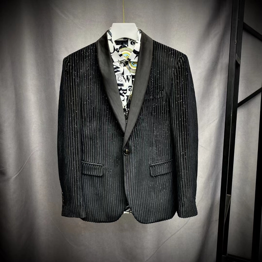 Vertical Striped Galaxy Suit Set – FanFreakz