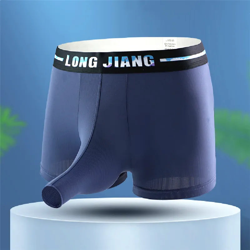 Bulge Long Pouch Nylon Boxer – FanFreakz