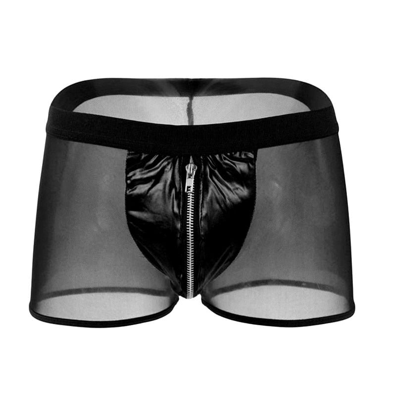Transparent Nylon Zipper Boxer – FanFreakz